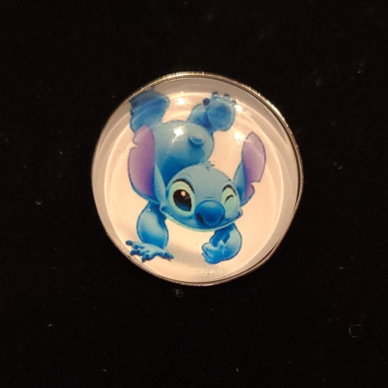 Glass_Lilo&Stitch 609 | DB Snap Jewelry